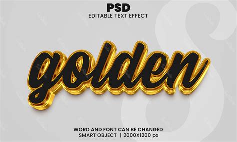 Effet de texte doré Fichier PSD Photoshop PREMIUM