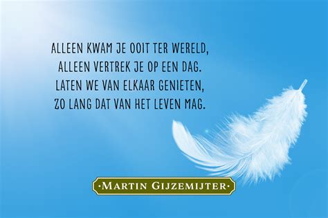 Alleen Kwam Je Ter Wereld Dichtgedachten 507 Martin Gijzemijter