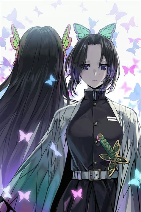 Kochou Shinobu Kochou Kanae Dibujos Animados Bonitos Imagenes
