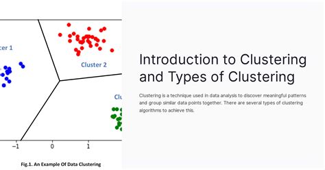 introduction to clustering and types of clustering