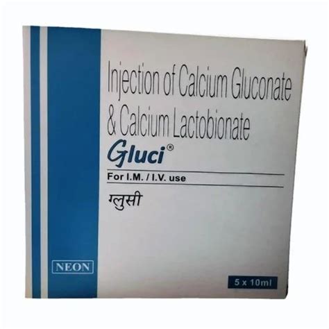 Calcium Gluconate Calcium Lactobionate Gluci Injection At Rs 40 Kg