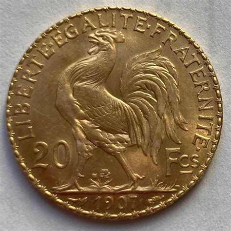 France Third Republic 1870 1940 20 Francs 1907 Marianne Catawiki