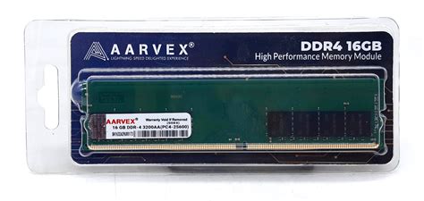 AARVEX DESKTOP RAM 16GB DDR4 3200 MHz MAXIMUM PERFORMANCE FOR YOUR PC
