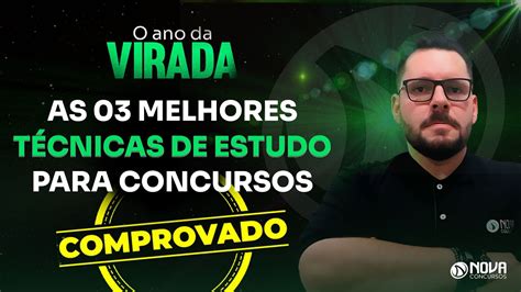 AS 3 MELHORES TÉCNICAS DE ESTUDO PARA CONCURSOS YouTube