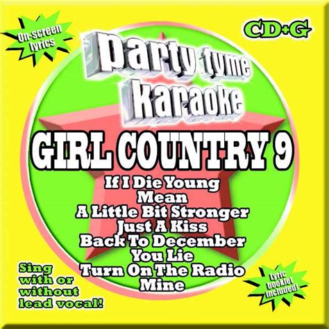 Party Tyme Karaoke CDG SYB1666 Girl Country 9