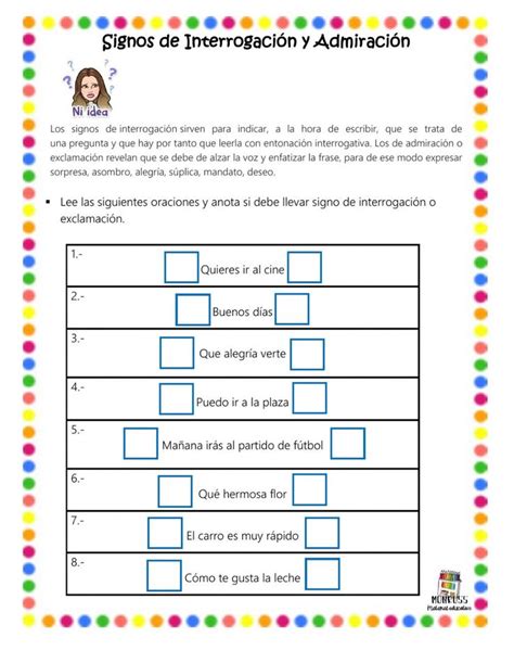 Ejercicio interactivo de Signos de Puntuación para 3 de Primaria