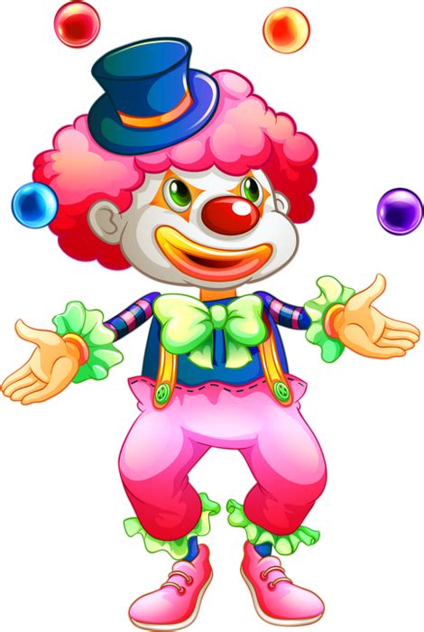 Clown Colored Png Transparent Pagliaccio Payaso