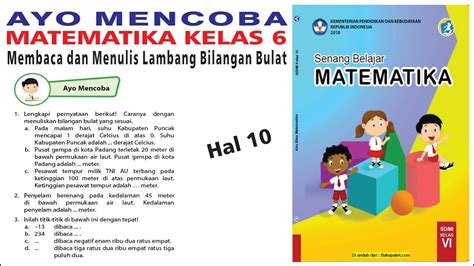 Ayo Mencoba Matematika Kelas 6 Halaman 10 Cara Membaca Dan Menulis