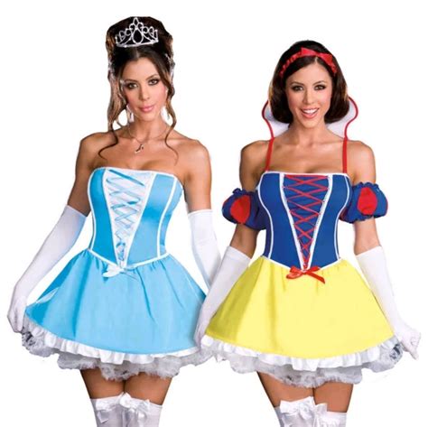 Sexy Cinderella And Snow White Costume 2 In 1 New Snow White Costume