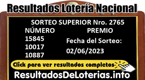 Resultados Del Sorteo Superior 2765 Viernes 02 06 2023 Resultados