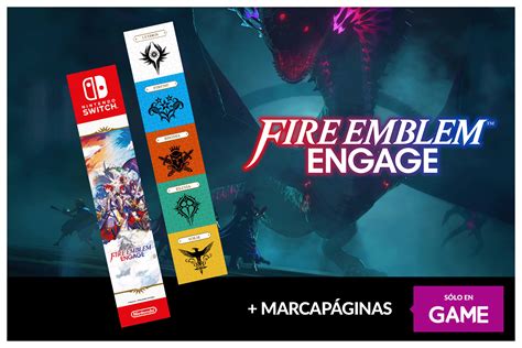 Reserva Fire Emblem Engage en GAME y consigue un exclusivo marcapáginas