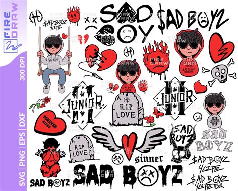 Sad Boyz 4 LIFE Svg And Png Junior H Svg Corridos Tumbados Mexican