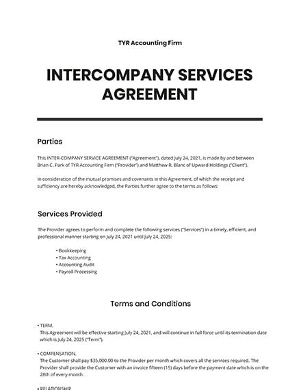 Cost Sharing Agreement Template