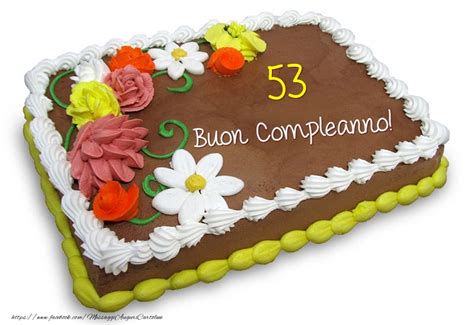 53 Anni Buon Compleanno Messaggiauguricartoline