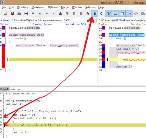 N Recursions How To Solve Git Merge Conflicts Using Kdiff
