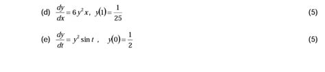 solved 3 solve the following initial value problems ivp