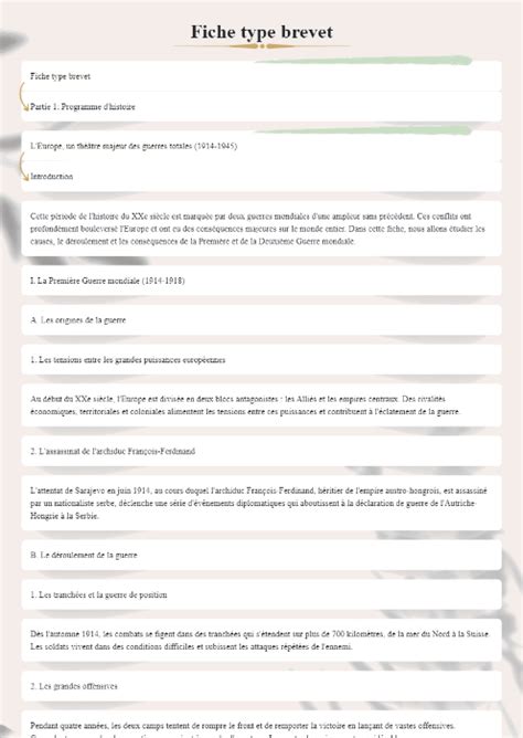 Partielo Créer ta fiche de révision en ligne rapidement