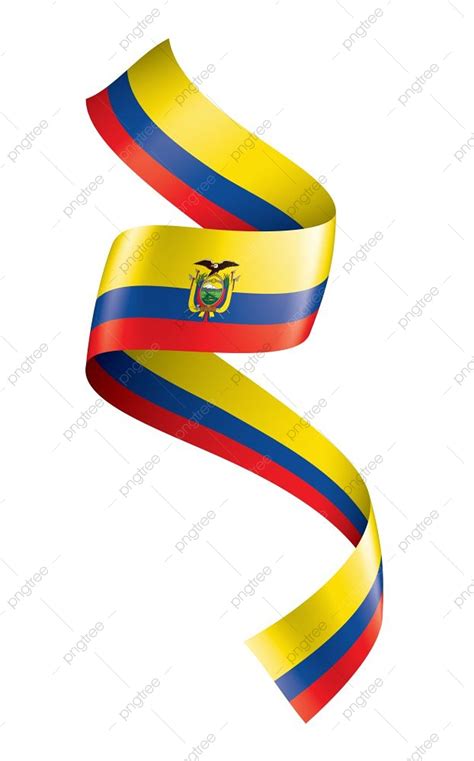 Cinta De Cinta De Bandera Nacional De Ecuador PNG Ecuador Realista
