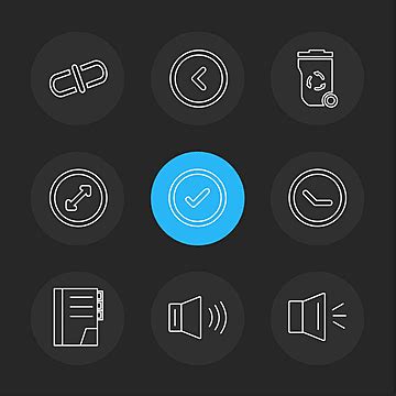 User Interface Design Vector Png Images User Interface Buttons
