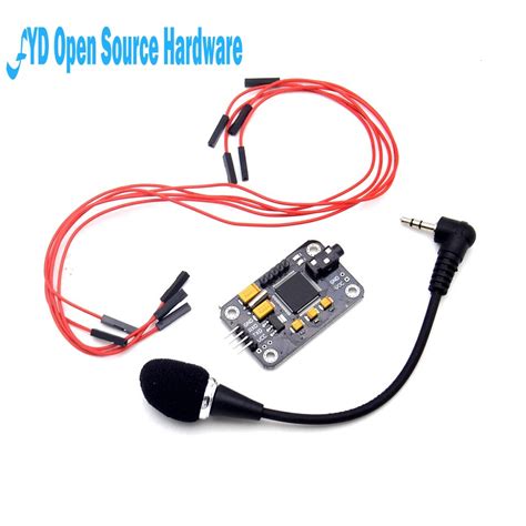 Module De Reconnaissance Vocale Avec Fil De Microphone Carte De
