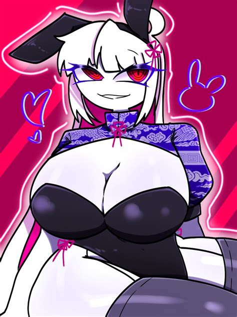 Rule 34 2 Hearts Ahoge Big Breasts Breasts Bunny Ears Bunnysuit Cleavage Female Female Only
