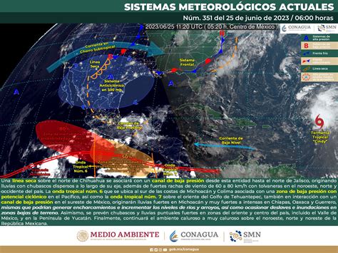 SMN prevé lluvias puntuales intensas en Guerrero Oaxaca y Chiapas y