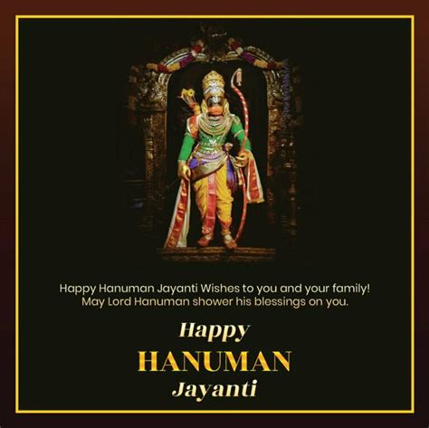 Hanuman Jayanti Wishes Quotes Date Time Poster Banner Images
