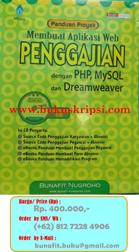 panduan tugas akhir membuat program aplikasi penggaji