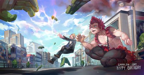 Asui Tsuyu Kirishima Eijirou Kirishima Eijirou Asui Tsuyu