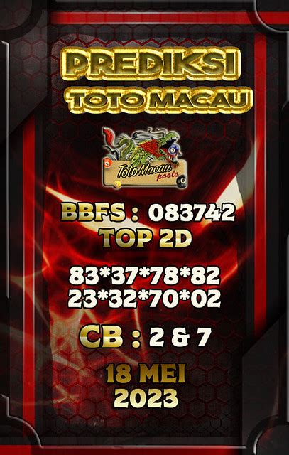 Prediksi Jitu Toto Macau Mei Togel Hadiah Terbesar Flickr