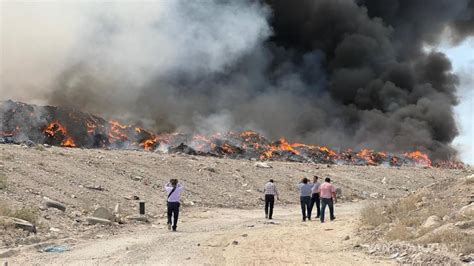 Se Aviva Incendio En Relleno Sanitario De Frontera Y Por Riesgo A