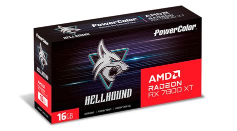Hellhound AMD Radeon RX 7800 XT 16GB GDDR6 PowerColor