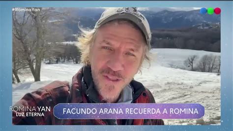 El regalo de Romina Yan que cambió la vida de Facundo Arana ROMINA
