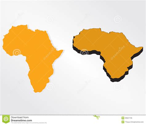 Mapa Detalhado De África Do Vetor Ilustração do Vetor Ilustração de
