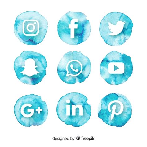 Set De Logotipos De Redes Sociales Vector Gratis The Best Porn