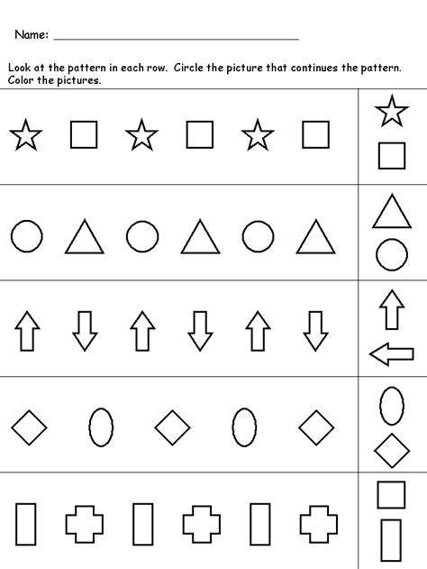 Year 2 Maths Worksheets Shapes And Patterns