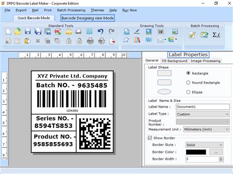Print Barcode Labels With Software Scannable Product Tags