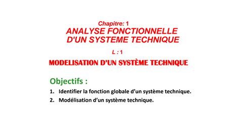 SOLUTION Analyse Fonctionnelle Systeme Technique Modelisation Syst Me