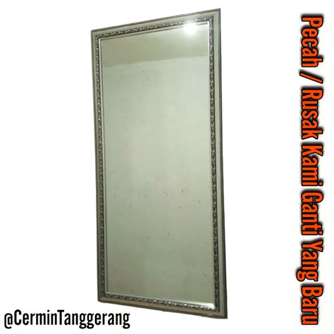 Jual Kaca Cermin Dinding Gantung Motif Ukir Emas Dan Silver Ukuran