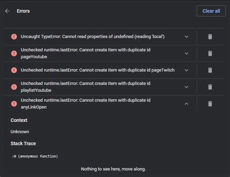 Google Chrome Extension Uncaught Typeerror Cannot Read Properties Of
