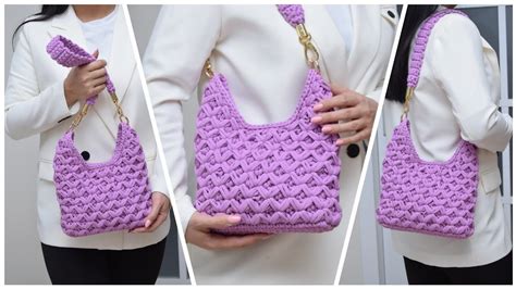 Easy To Make And Cool Crochet Bag Crochet Pattern Video Tutorial
