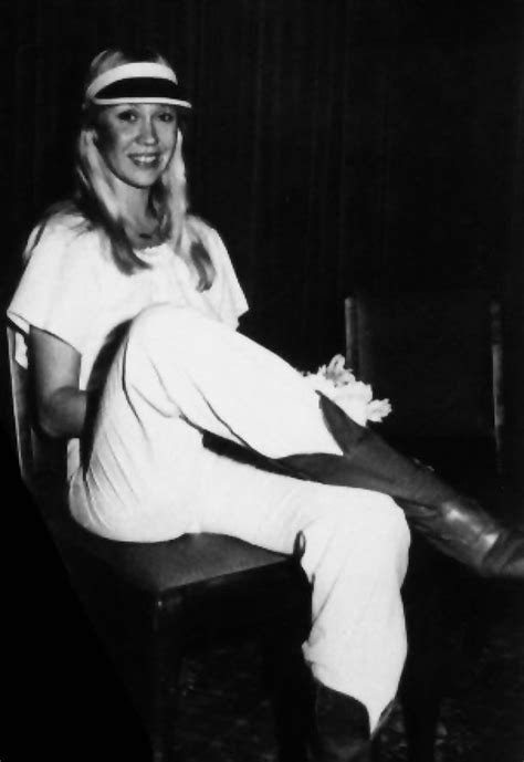 Pin by Hans29623 on ABBA Black and White Singer Agnetha fältskog