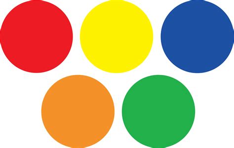 Círculos Coloridos Para Imprimir RETOEDU