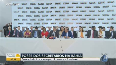 Secretários do novo governo da Bahia tomam posse nesta terça feira