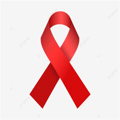 Aids Awareness Red Ribbon Sign Hiv Day Hiv Red Ribbon PNG And Vector