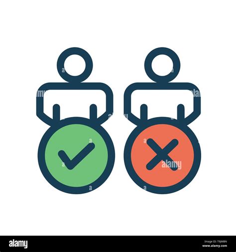 Do S And Don T Or Good And Bad Icons With Positive And Negative Symbols