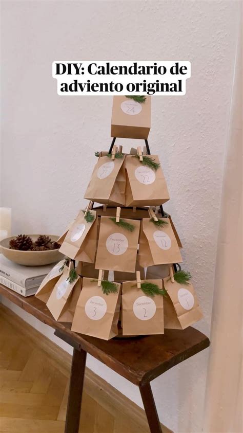Diy Calendario De Adviento Original Muy F Cil De Hacer Calendario De