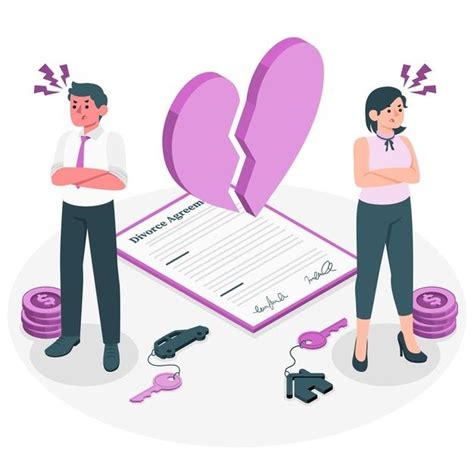 Ilustración del concepto de divorcio Free Vector Freepik freevector