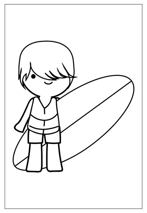 Desenhos De Surf Para Colorir E Imprimir Tudo Para Colorir
