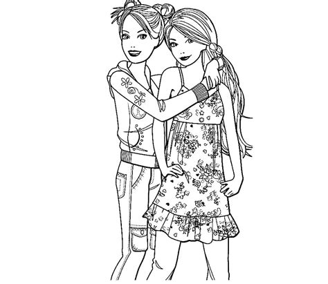 Disegni Di Migliori Amiche Per Sempre Da Colorare